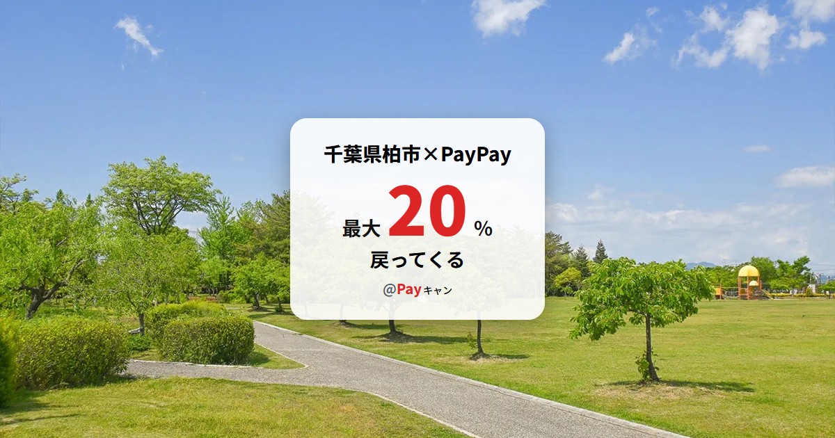 柏市のPayPayキャンペーン|対象店舗一覧 最大20％還元-Payキャン